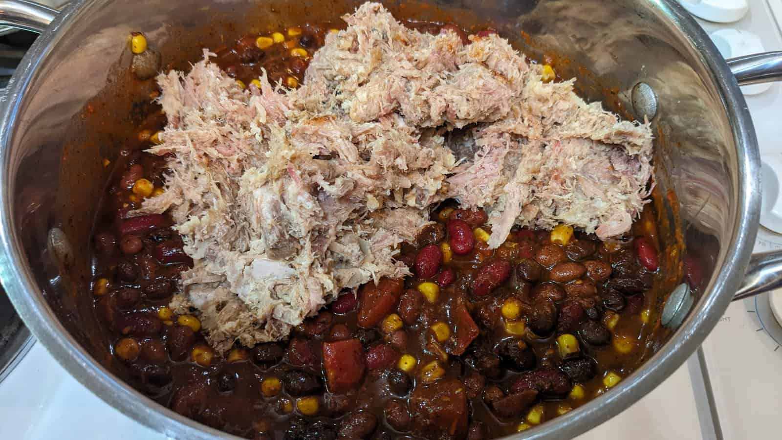 Leftover Pulled Pork Chili - The Grilling Dad